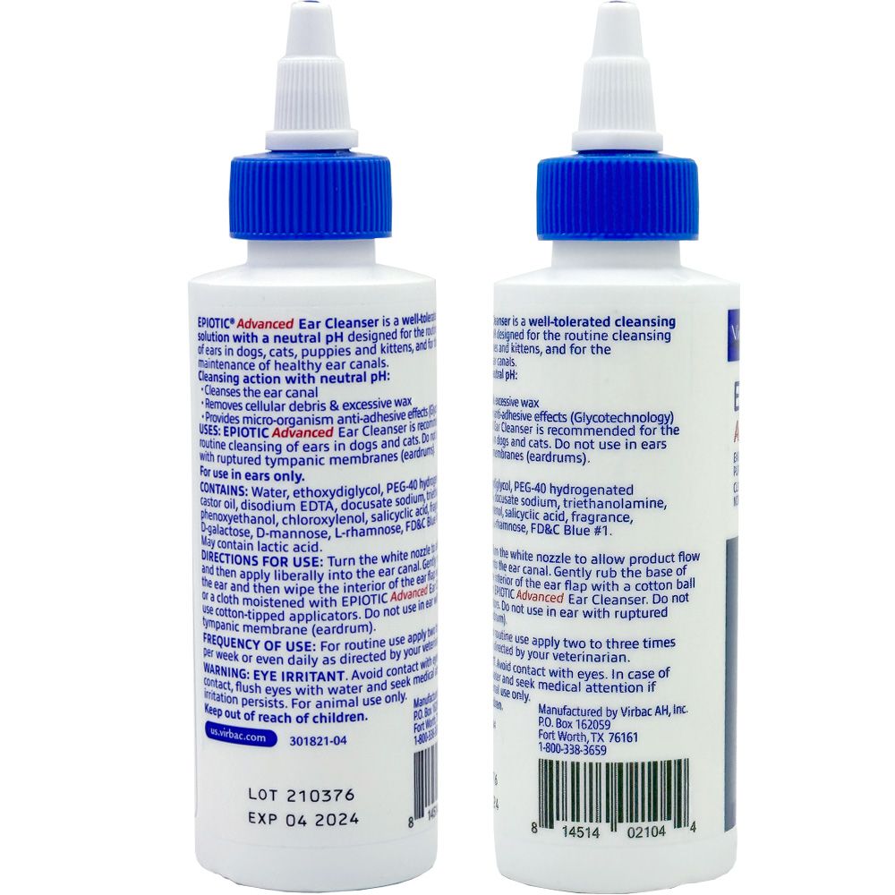 Epi-Otic ADVANCED Ear Cleanser (4 fl oz) | On Sale | EntirelyPets Rx