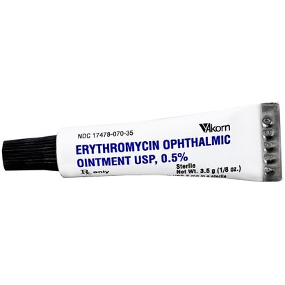 Erythromycin Opthalmic Ointment 0.5% (3.5 gm) | On Sale | EntirelyPets Rx