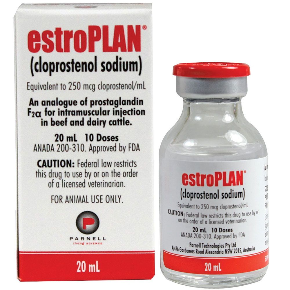 EstroPlan (Cloprostenol Sodium) Injection - 20mL (10 Doses) | On Sale ...