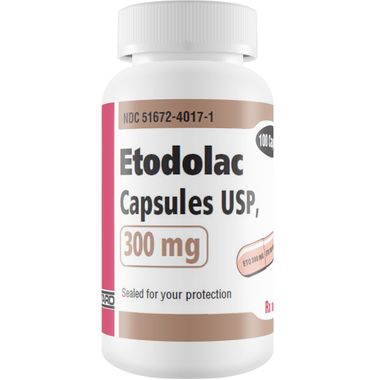 Etodolac 300 mg (100 Caps) | On Sale | EntirelyPets Rx