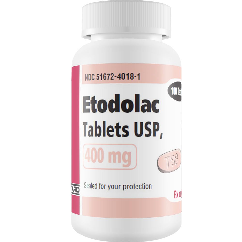 Etodolac 400 Mg 100 Tabs On Sale EntirelyPets Rx