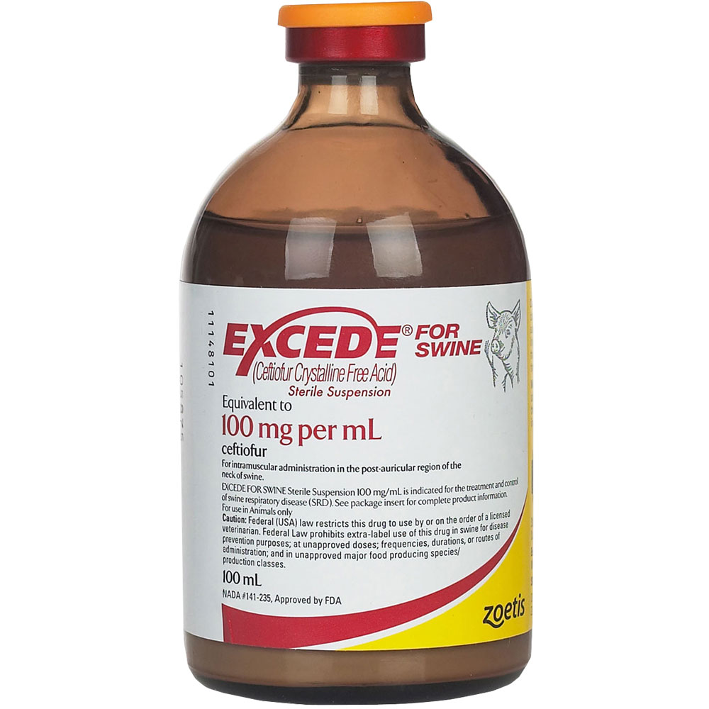 Excede Injectable 100ml by Zoetis | On Sale | EntirelyPets Rx