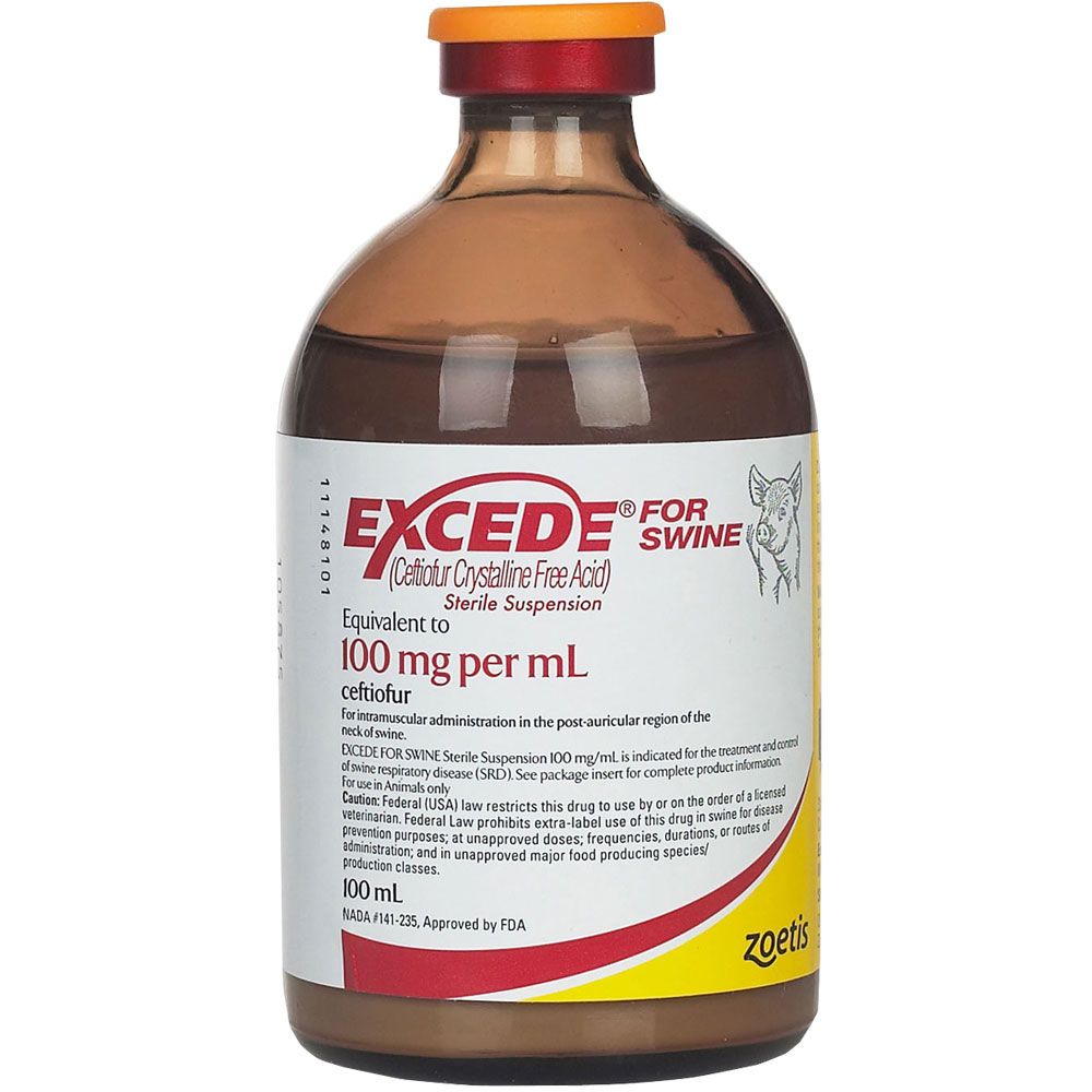 Excede Injectable 100ml by Zoetis | On Sale | EntirelyPets Rx