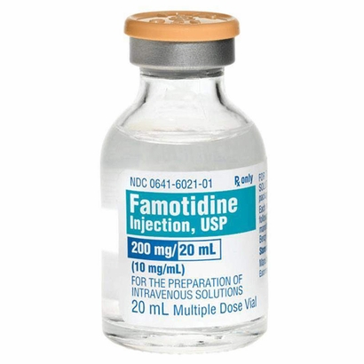 Famotidine Injection 10mg/mL, 20mL | On Sale | EntirelyPets Rx