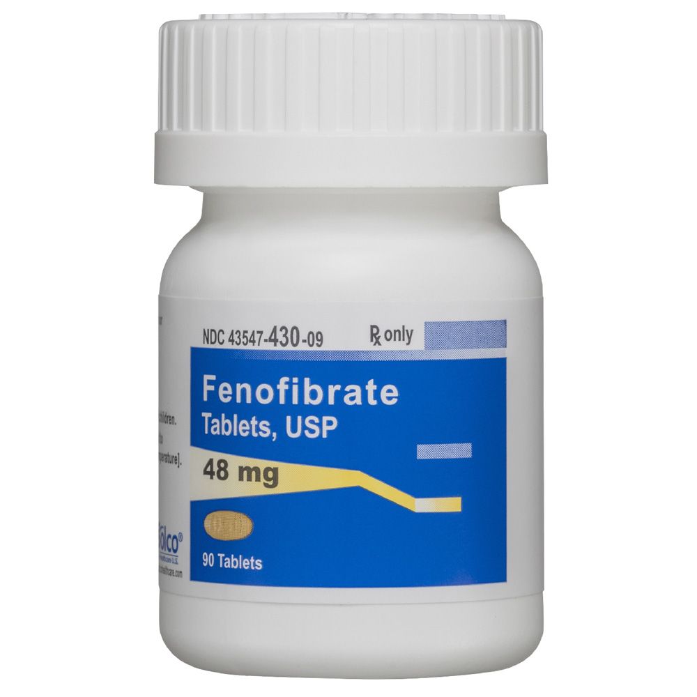 Fenofibrate Tablets 48mg, 90 Count | On Sale | EntirelyPets Rx