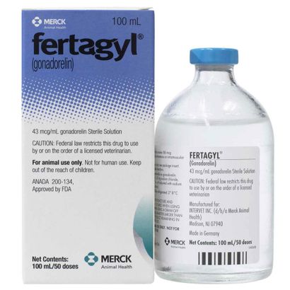 Fertagyl Sterile Solution (GnRH) (100 ml) | On Sale | EntirelyPets Rx