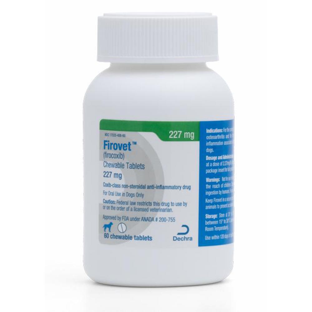 Firovet (firocoxib) Chewable Tablets for Dogs - 227mg (180 count ...