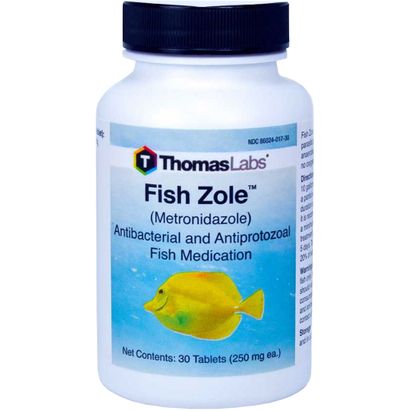 Fish Zole (Metronidazole) - 250mg (30 tablets) | On Sale | EntirelyPets Rx