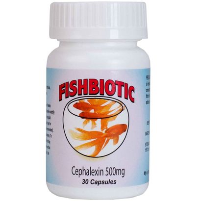 Fishbiotic Cephalexin Tablets, 500 mg, 30 count | On Sale | EntirelyPets Rx