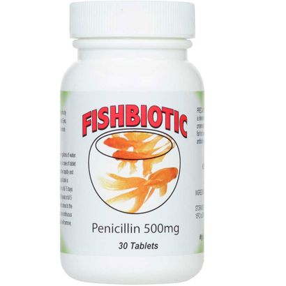 Fishbiotic Penicillin Tablets, 500 mg, 30 count | On Sale | EntirelyPets Rx