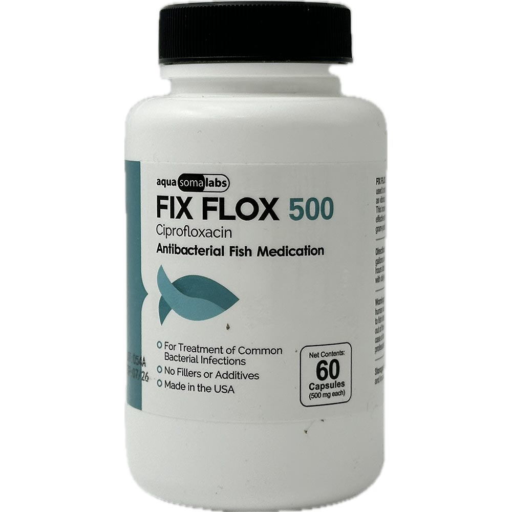 Fix Flox 500 (Ciproflaxcin) 500mg - 60 Capsules | On Sale | EntirelyPets Rx
