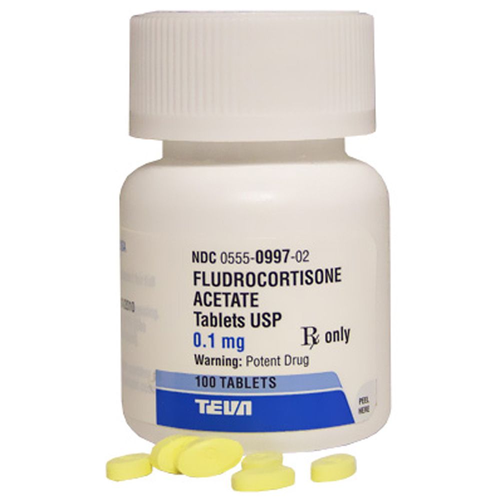 Fludrocortisone 0.1 Mg (100 tabs) | On Sale | EntirelyPets Rx
