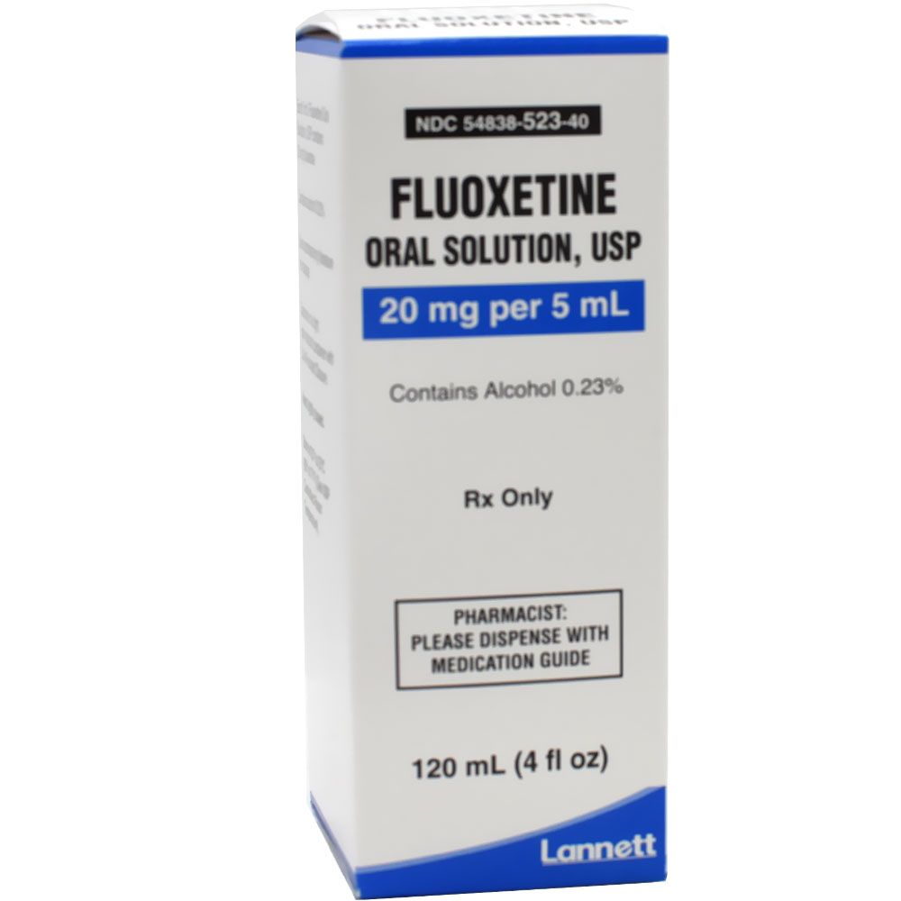 Fluoxetine (Generic) Oral Solution, 20 mg/5mL, 4-oz bottle | On Sale ...