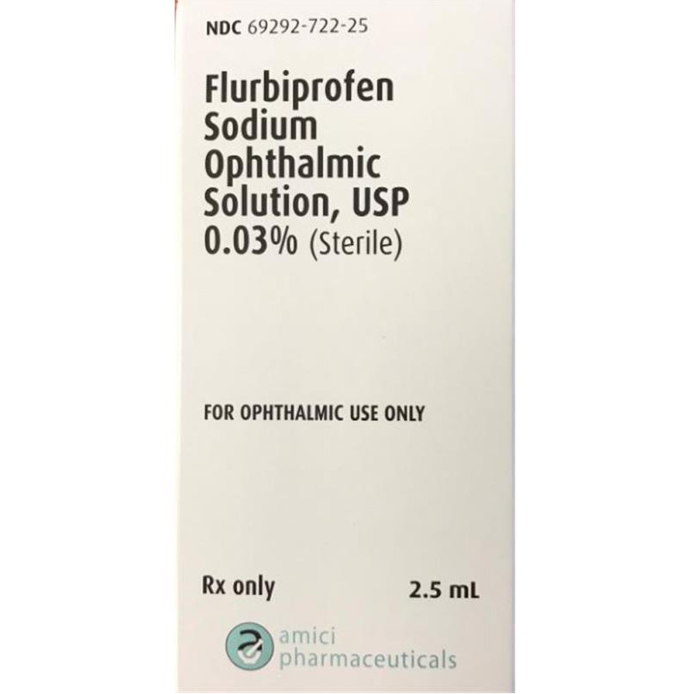 Flurbiprofen Sodium Ophthalmic Solution 0.03%, 2.5mL | On Sale ...