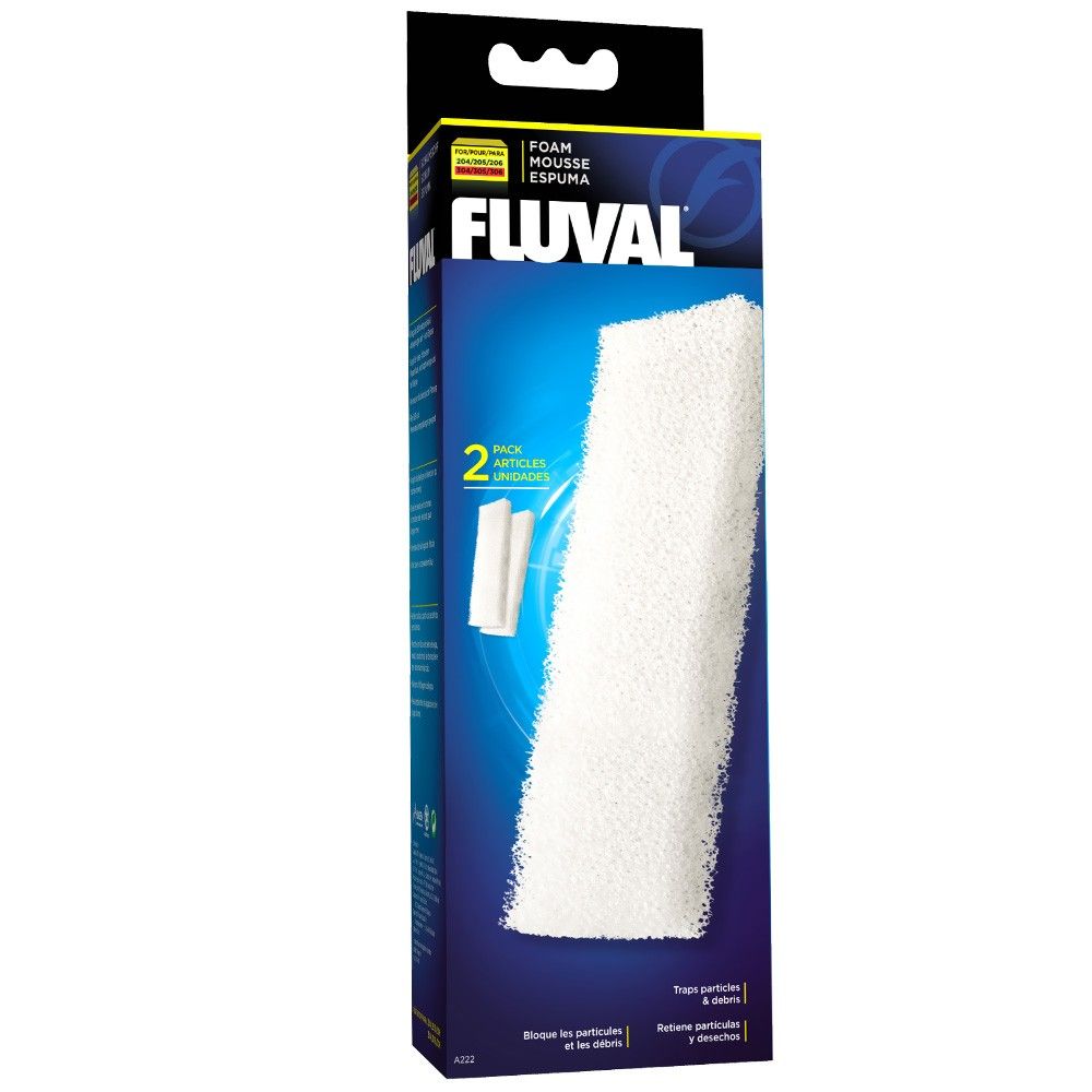 Fluval Filter Foam Block 204/205/304/305 Models (2 pack) | On Sale ...