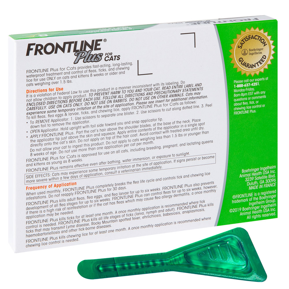 Frontline Plus for Cats, 12 Month | On Sale | EntirelyPets Rx