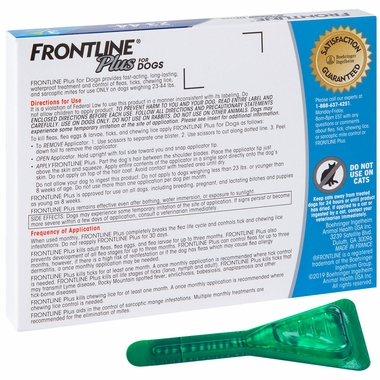 Frontline Plus for Dogs 23-44 lbs (3 Month) | Free Shipping* | EP Rx