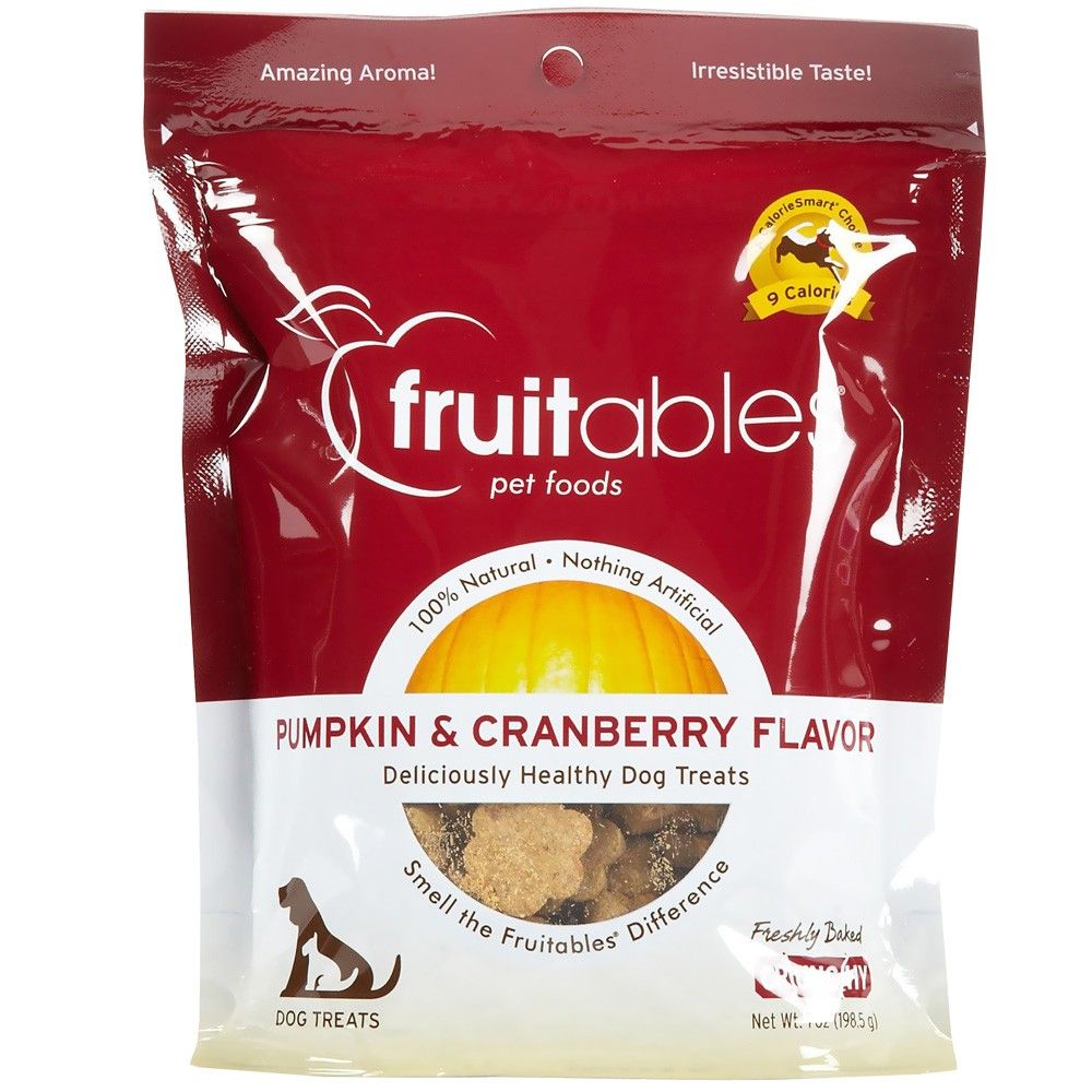 Fruitables Dog Treats Pumpkin & Cranberry (7 oz) | On Sale ...