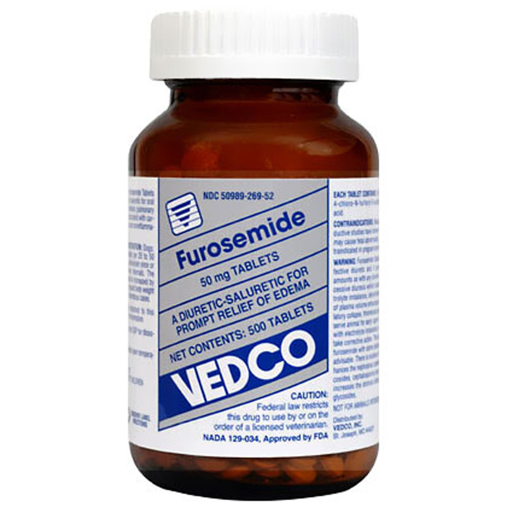 Furosemide 50 mg (500 Tabs) | On Sale | EntirelyPets Rx