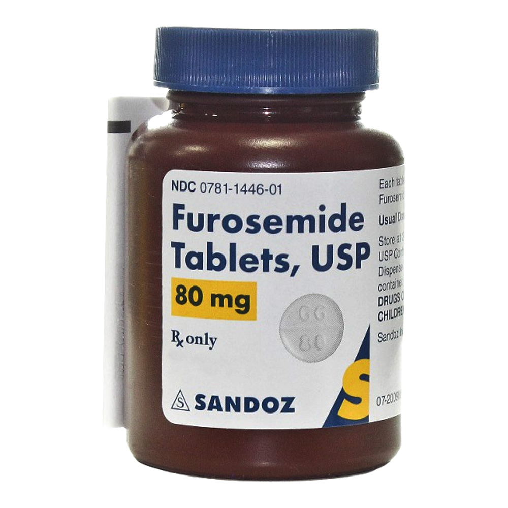 Furosemide for Dogs & Cats - 80-mg (30 tablets) - [Congestive Heart ...