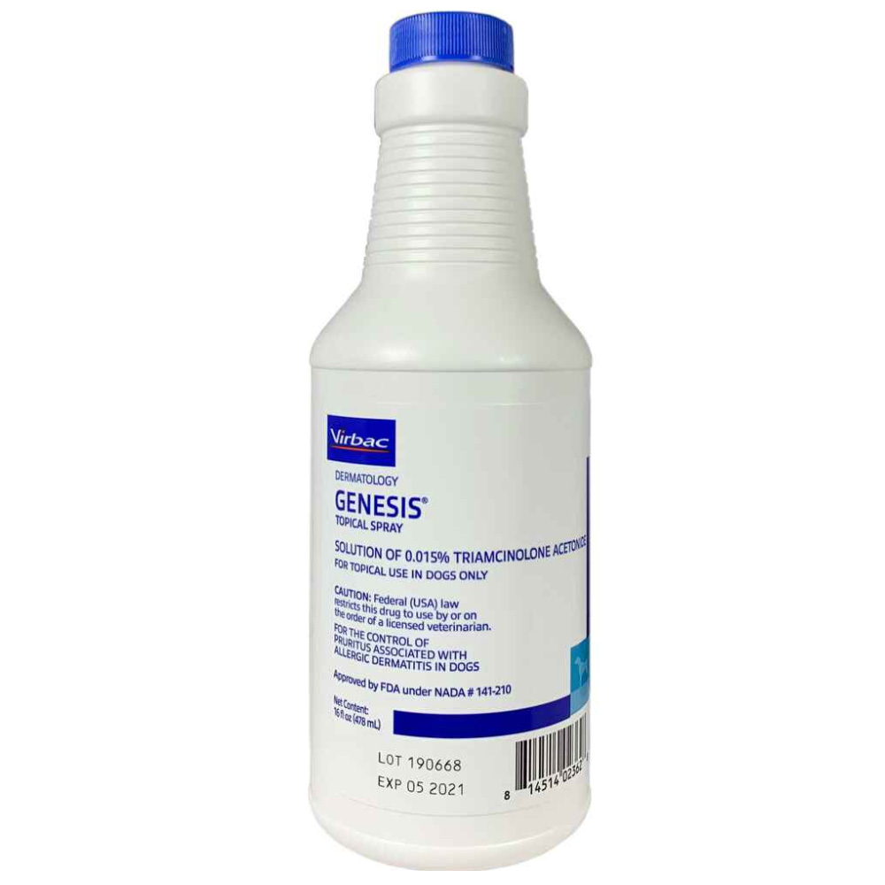 Genesis for Dogs & Cats - Topical Spray, 16oz - [Skin & Coat Support ...