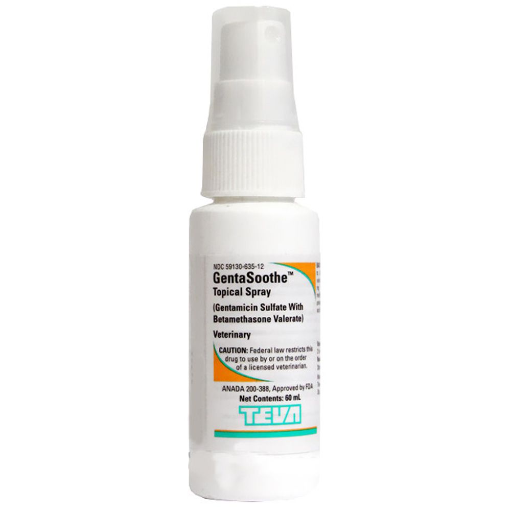 GentaSoothe Topical Spray (60 ml) | On Sale | EntirelyPets Rx