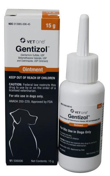 Gentizol Ointment 15gm Bottle | On Sale | EntirelyPets Rx