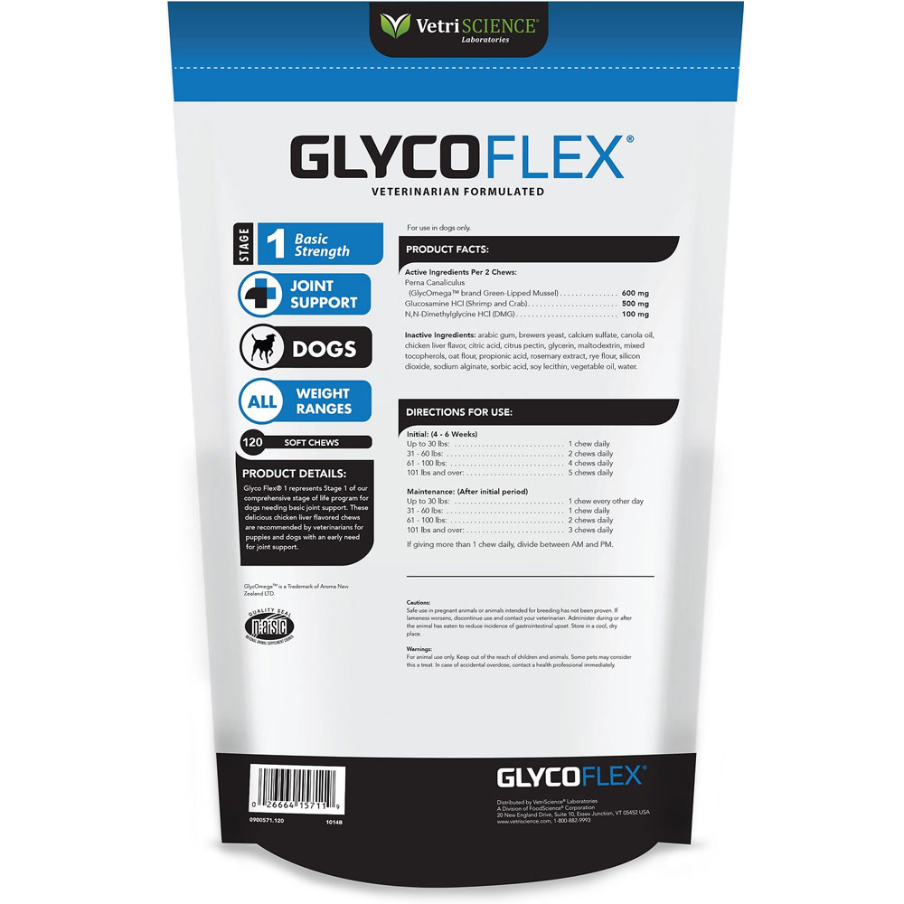GlycoFlex 1 (120 Soft Chews) | On Sale | EntirelyPets Rx