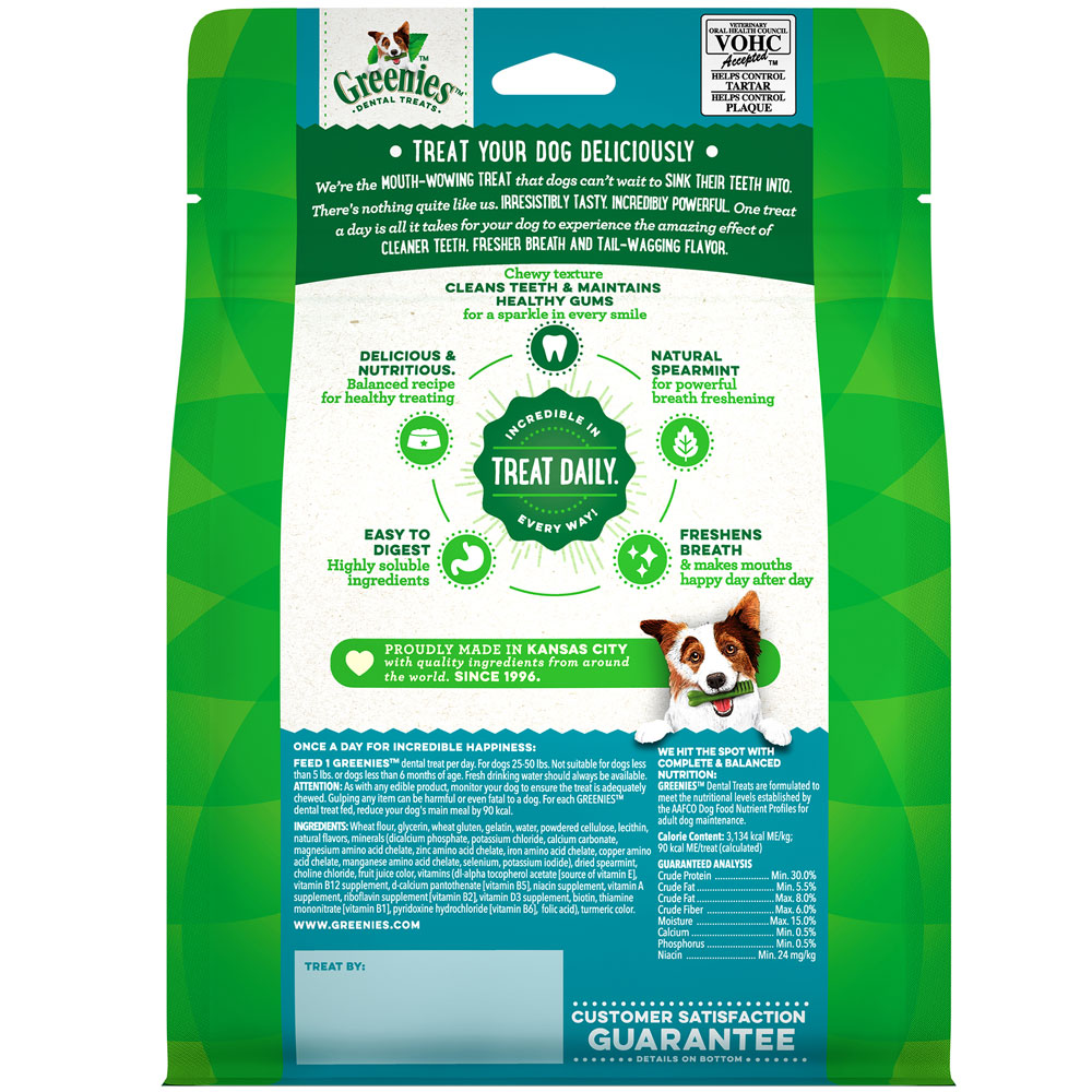 Greenies Fresh Flavor Dental Chews Dog Treats - Regular 12oz (12 Bones ...