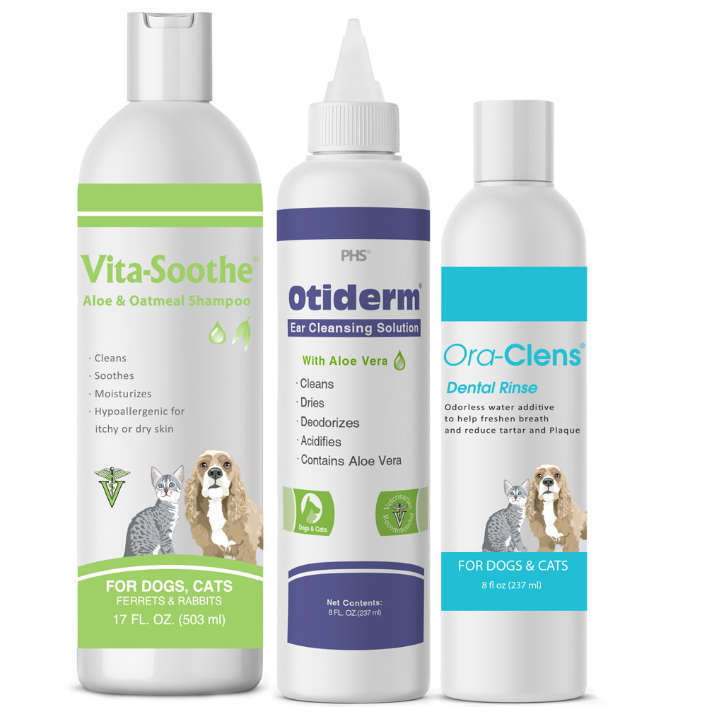 Healthy Hygiene Gift Set For Dogs & Cats by PHS | On Sale | EntirelyPets Rx