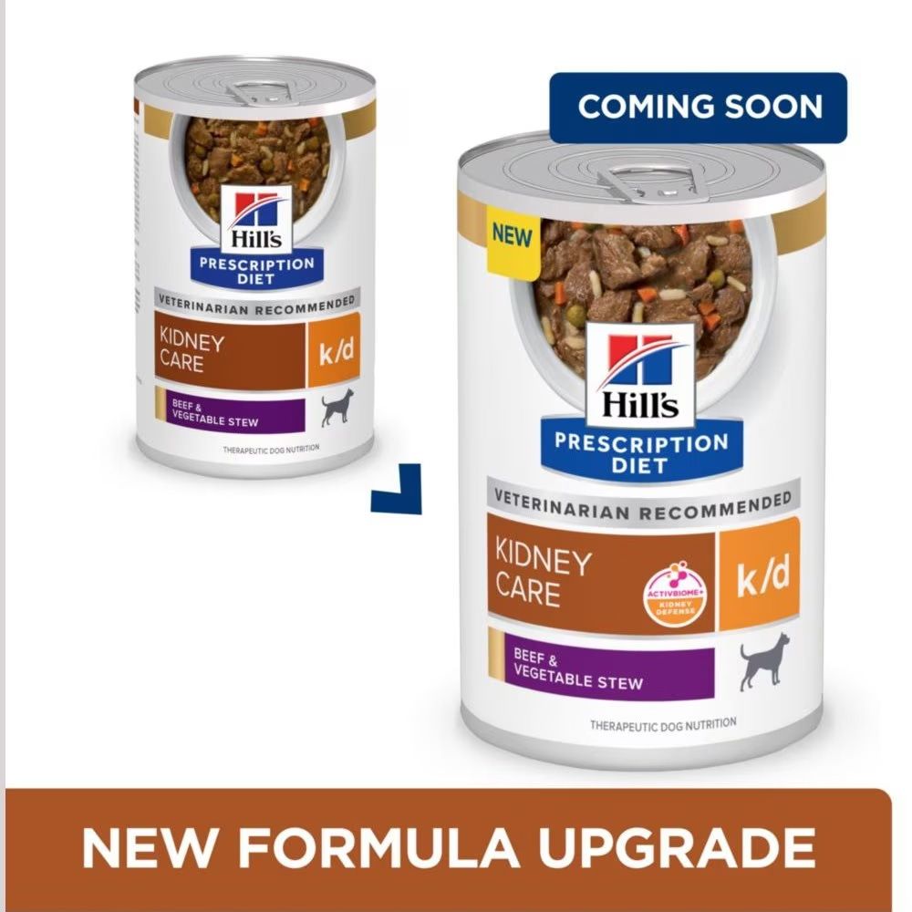 Hill's Prescription Diet k/d Kidney Care Beef & Vegetable Stew Canned ...