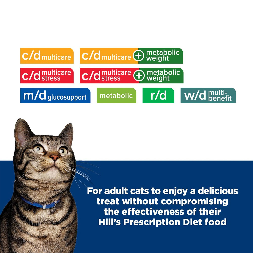 Hill's Prescription Diet Metabolic Crunchy Cat Treats, 2.5-oz bag | On ...