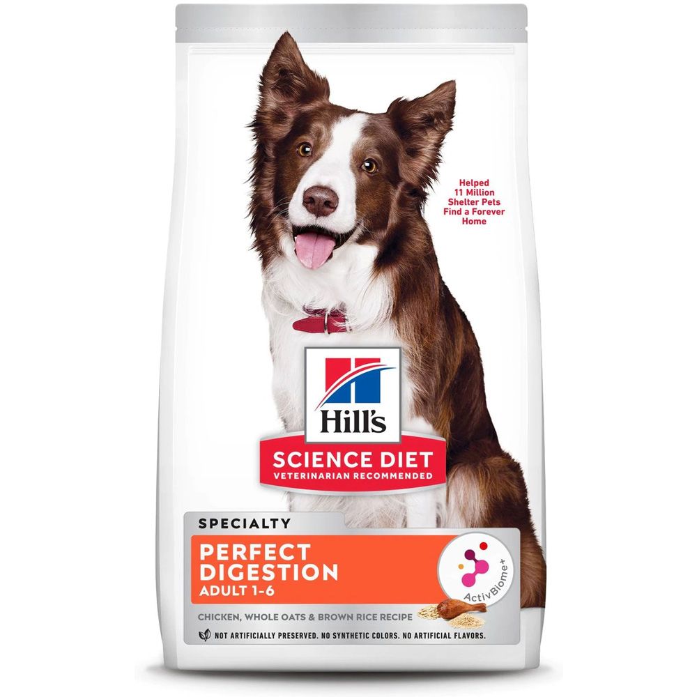 Hill's Science Diet Adult Perfect Digestion Chicken, Brown Rice ...