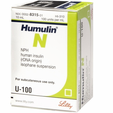 Humulin N Inj 100u/ml (10ml) | On Sale | EntirelyPets Rx