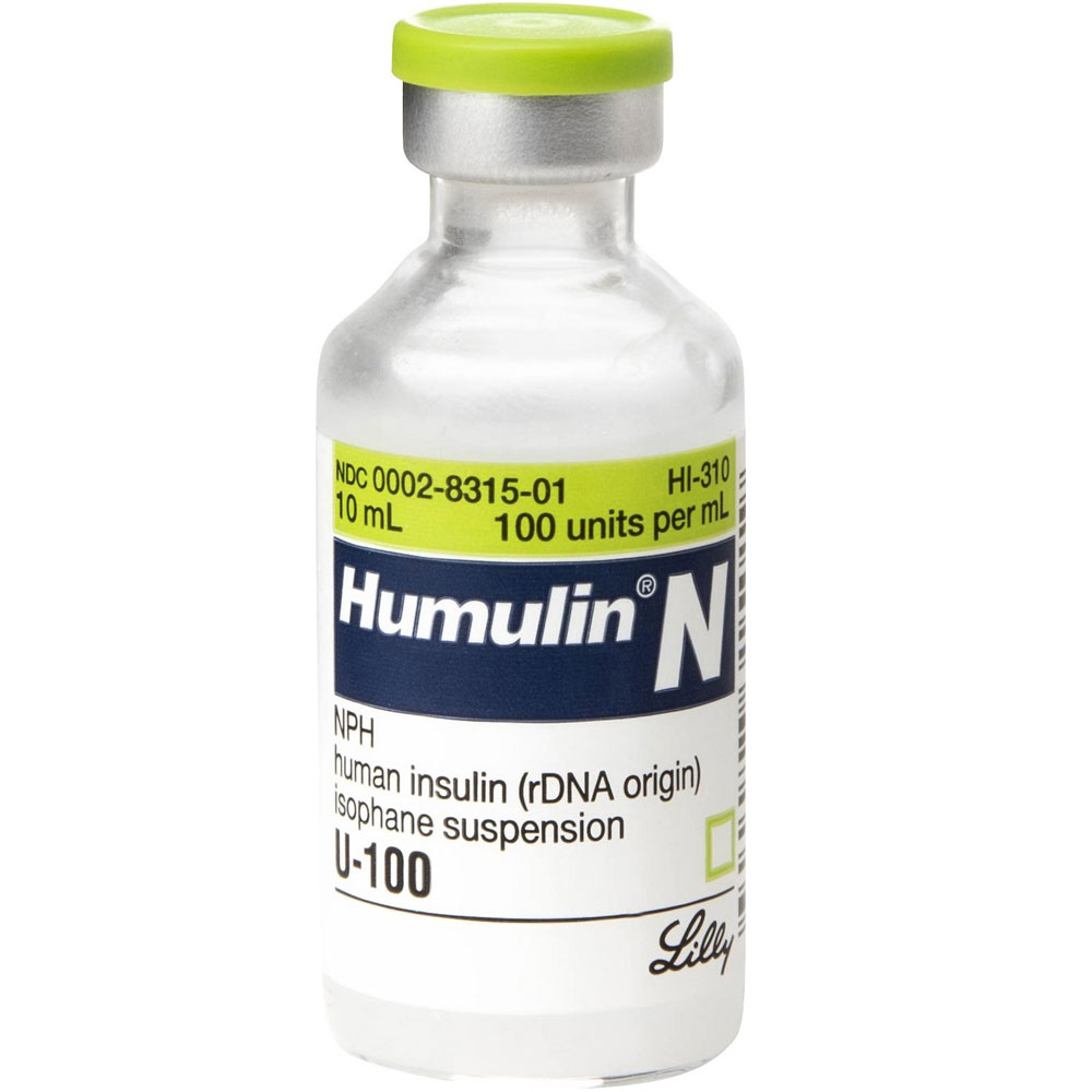 Humulin N Inj 100u/ml (10ml) | On Sale | EntirelyPets Rx