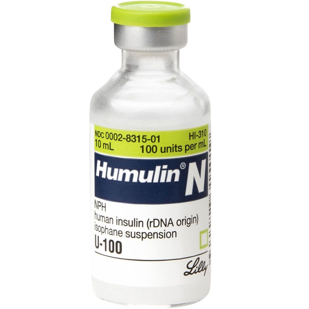 Humulin N Inj 100u/ml (10ml) | On Sale | EntirelyPets Rx