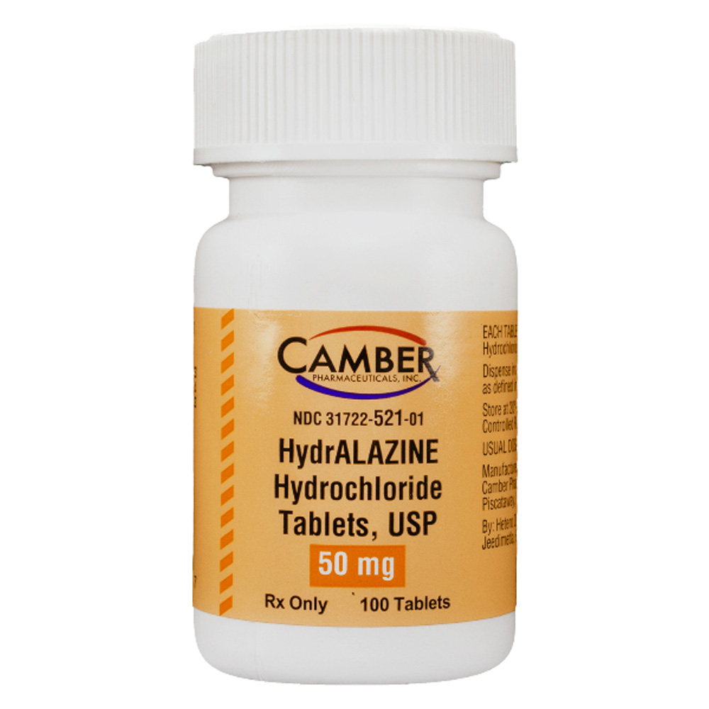 Hydralazine Tablets 50mg, 100 Count | On Sale | EntirelyPets Rx