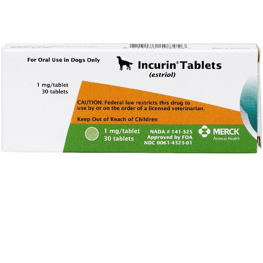Incurin Tablets 1 mg, 30 Ct. | Free Shipping | EntirelyPets Rx