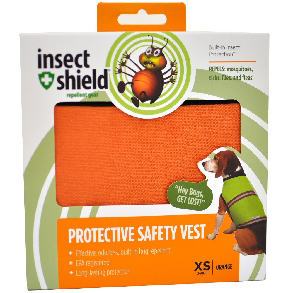 Insect Shield Protective Safety Vest XSmall Orange | On Sale ...