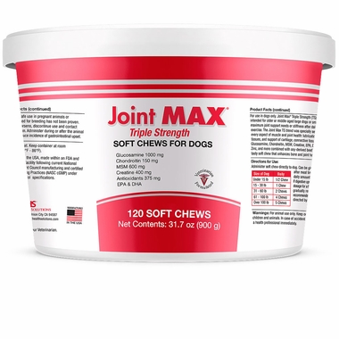 Joint MAX Triple Strength Soft Chews, 120 Ct | Free Shipping ...