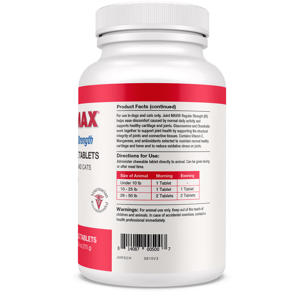 Joint MAX Regular Strength (180 Chewable Tablets) | On Sale ...