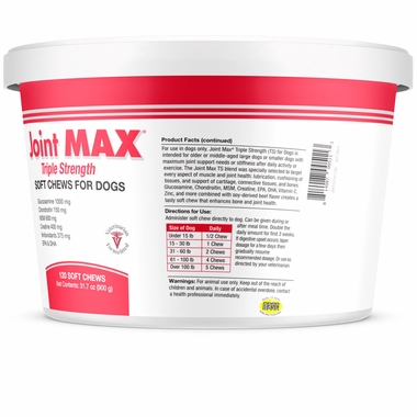 Joint MAX Triple Strength Soft Chews, 120 Ct | Free Shipping ...