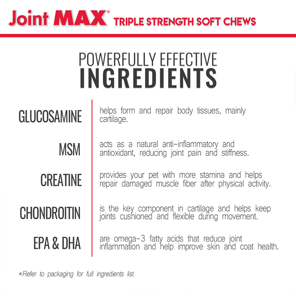 Joint MAX Triple Strength Soft Chews | Free Shipping | EntirelyPets Rx