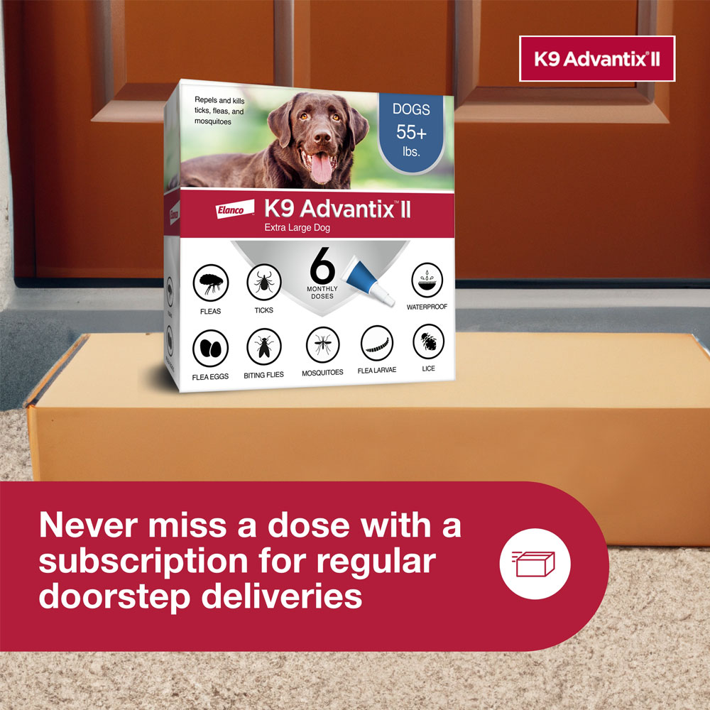 K9 Advantix II for Extra Large Dogs Over 55 lbs, 6 Month | EP Rx