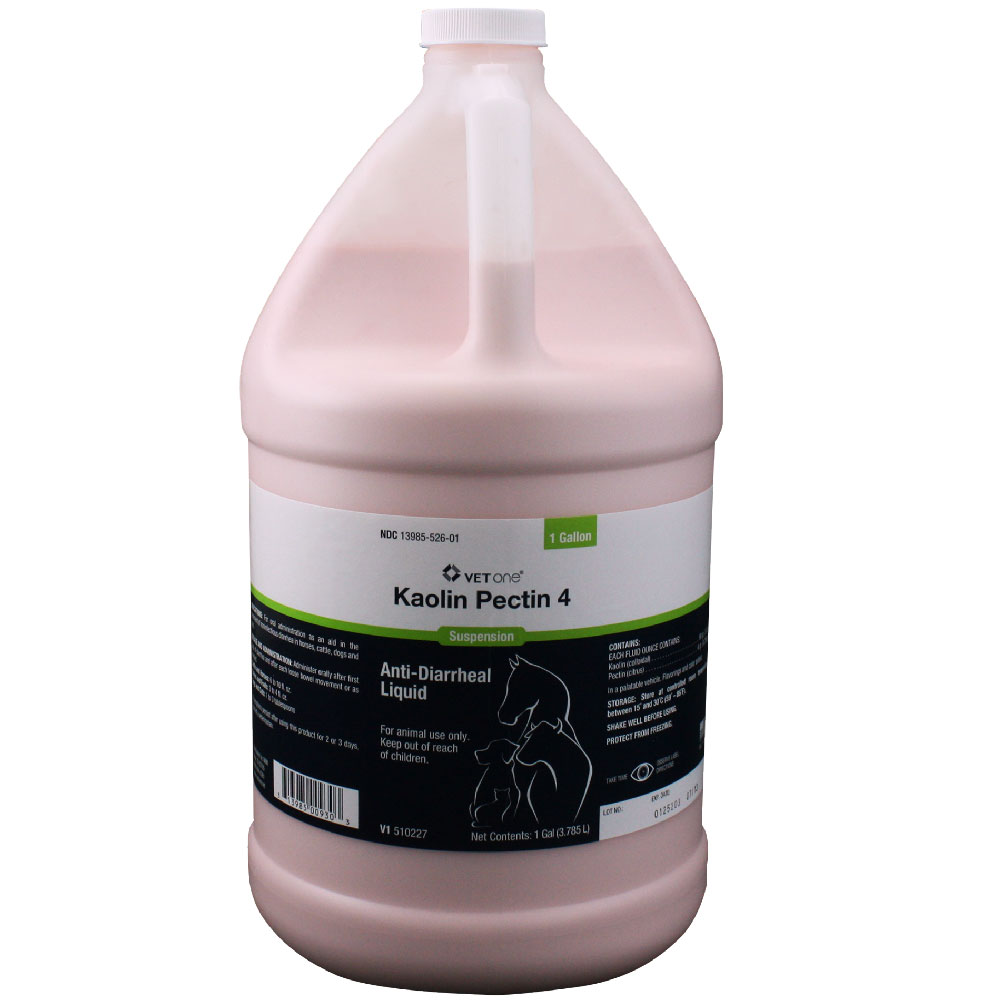 Kaolin Pectin 4 Suspension, Anti-Diarrheal Liquid, 1 Gallon | On Sale ...