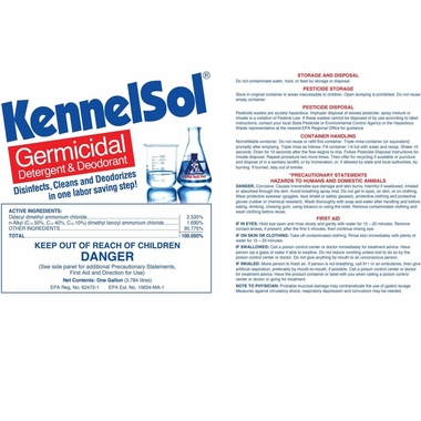 KennelSol Germicidal Detergent and Deodorant, 5 Gallon | On Sale ...