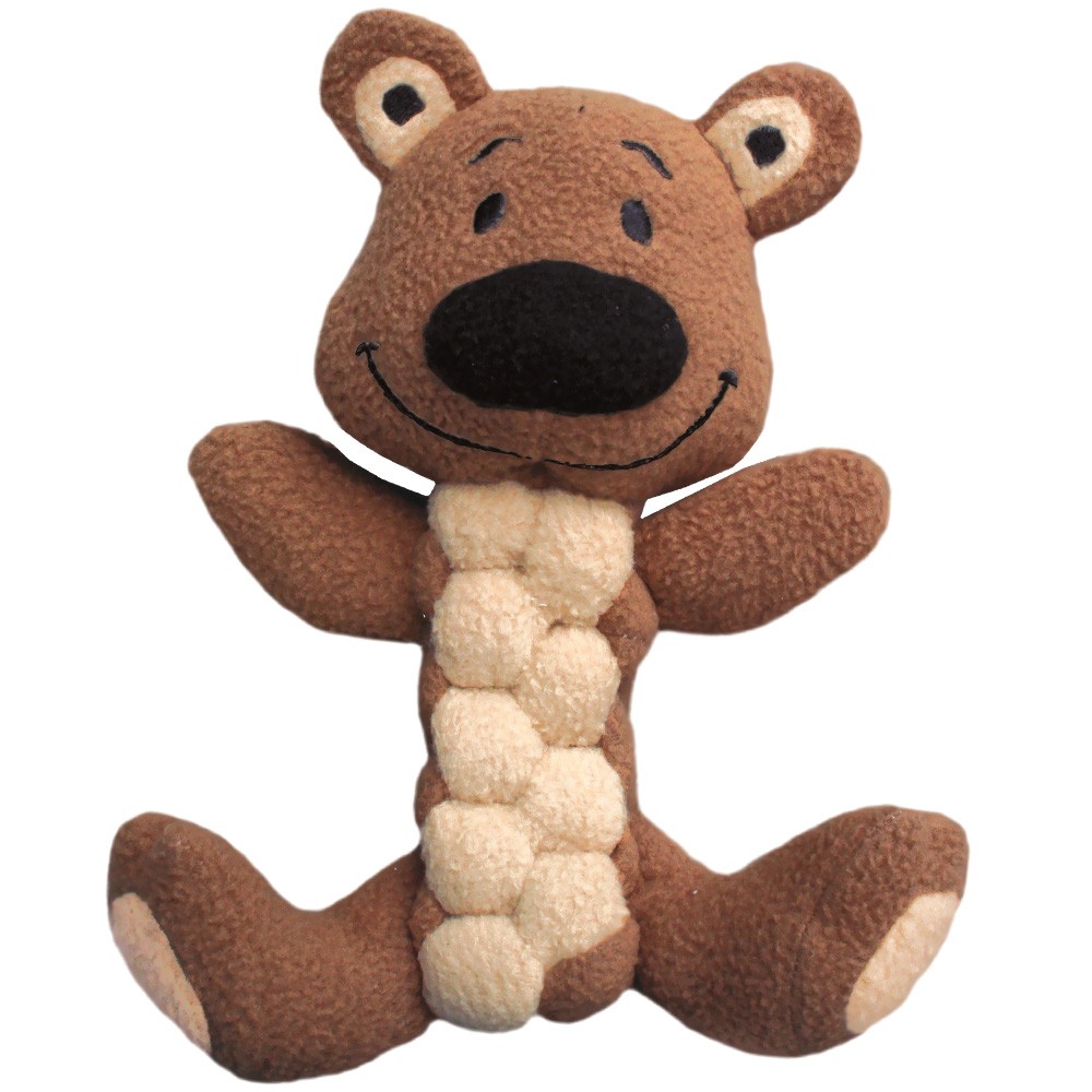 KONG Pudge Braidz Bear Dog Toy - Medium/Large | On Sale | EntirelyPets Rx