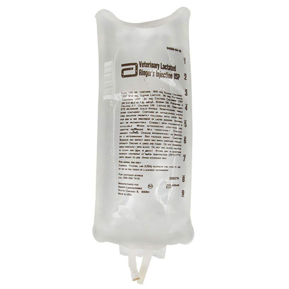 Lactated Ringer Bag 500ml | On Sale | EntirelyPets Rx