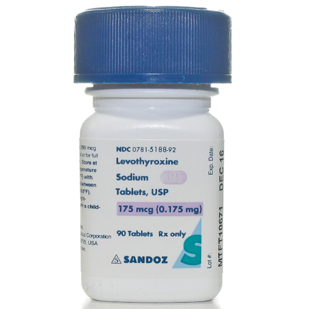 Levothyroxine Tablets for Pets - 175mcg, 1 count - [Thyroid Support ...