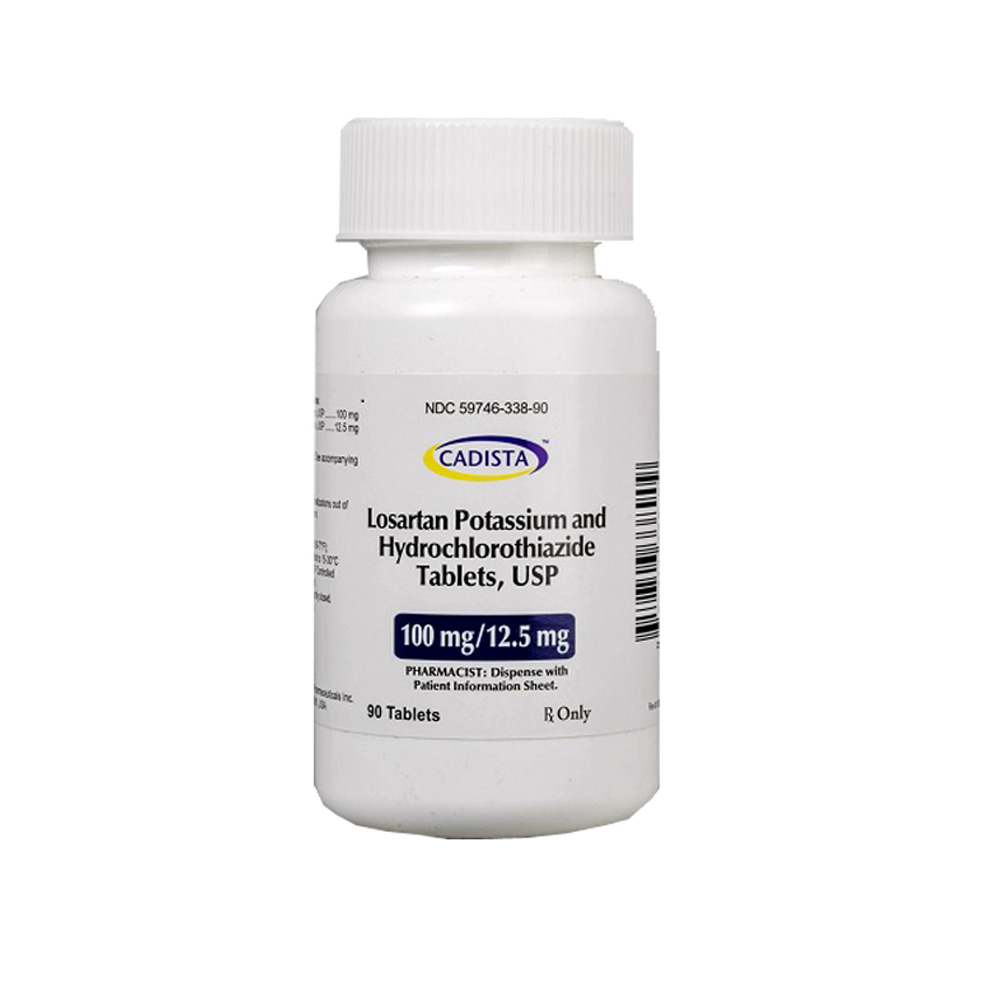 Losartan 100mg and Hydrochlorothiazide 25mg Tablets, 90 Count | On Sale ...
